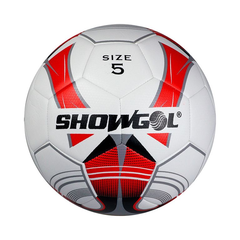 PELOTA PARA FÚTBOL TALLA 5 PU FOAM COSIDO ÉLITE SHOWGOL ROJO SHOWGOL ...