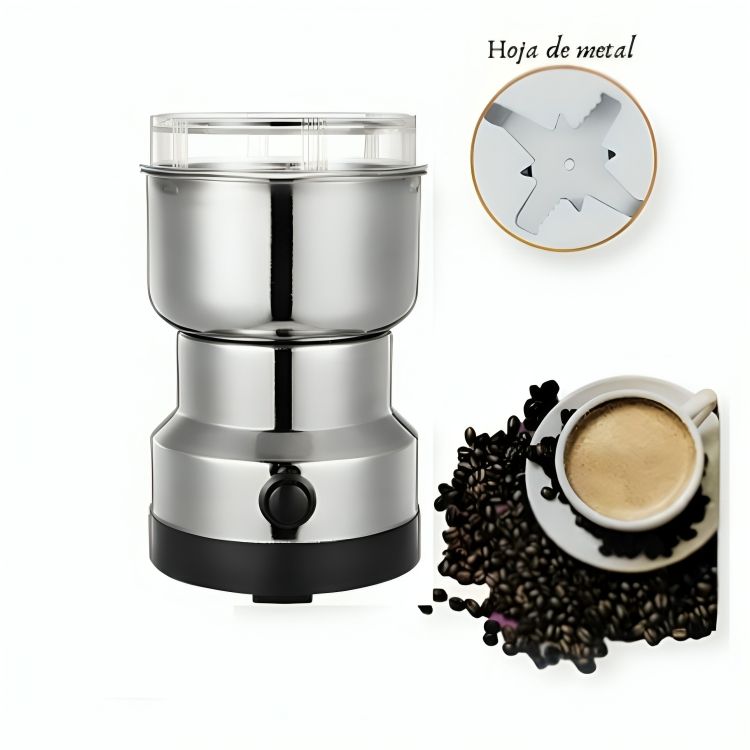 Molinillo Eléctrico de 8 Aspas para Moler Granos y Semillas 200 W ...