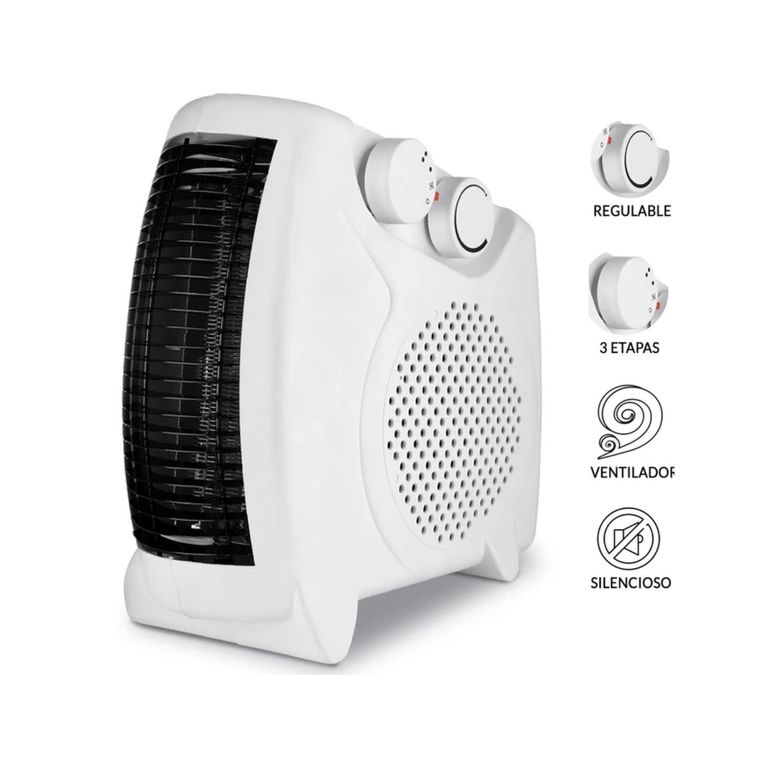Calefactor Eléctrico Portátil - 2000W | Sodimac Perú