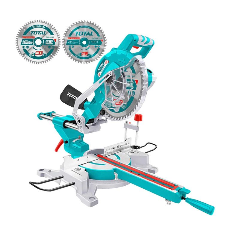 SIERRA INGLETADORA 10 TOTAL 1800W CORTADORA MADERA METAL TOTAL TOOLS ...