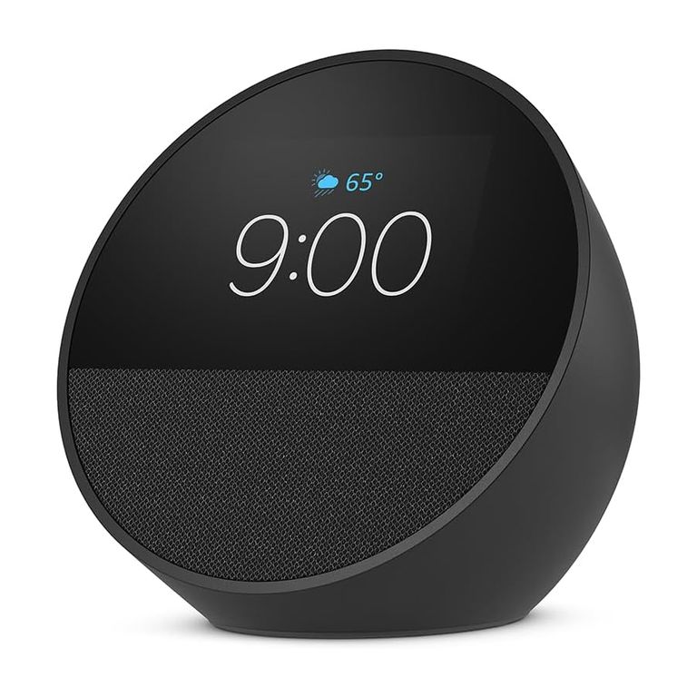 Amazon Echo Spot Despertador Inteligente con Alexa - Mod. 2024 - Negro ...