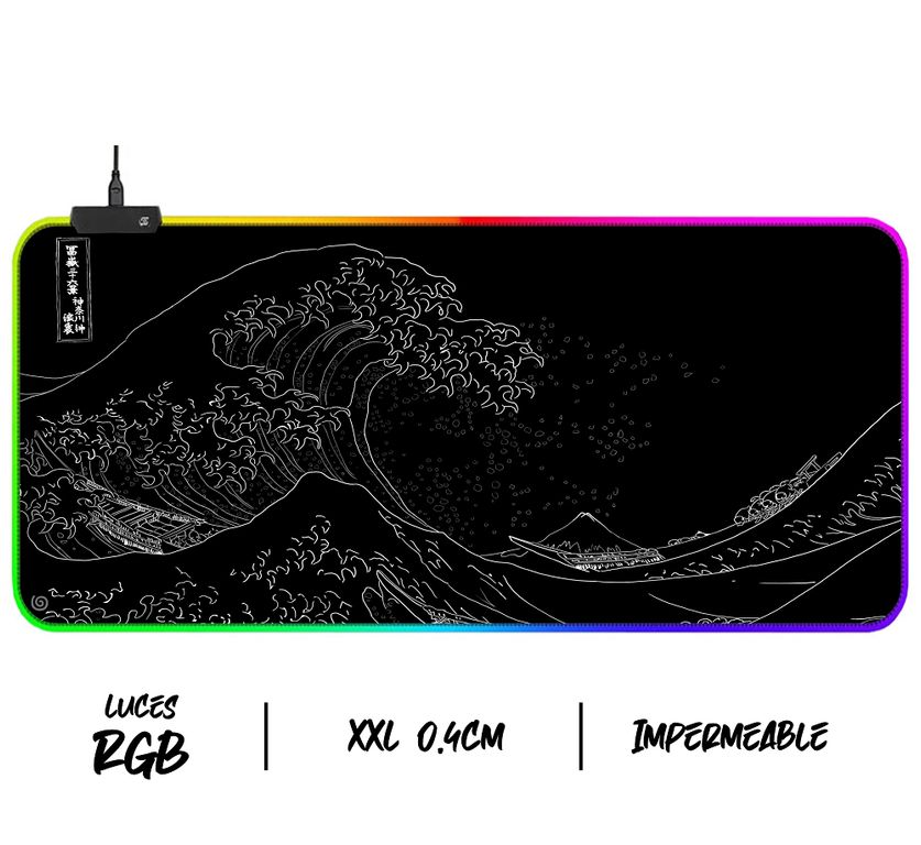 Mouse Pad Gamer RGB Speed XXL Ola Black GENERICO | falabella.com