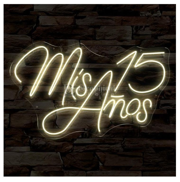 Letrero de neón Led de Mis 15 Años | Sodimac Falabella