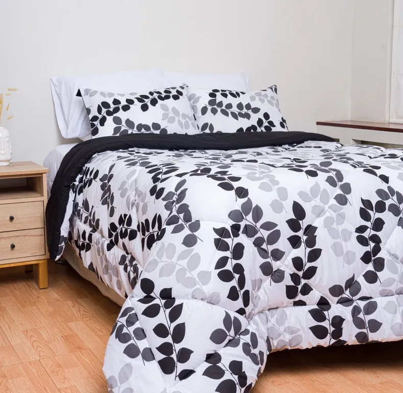 Edredón Deluxe Leaf QUEEN TEFI HOME | falabella.com