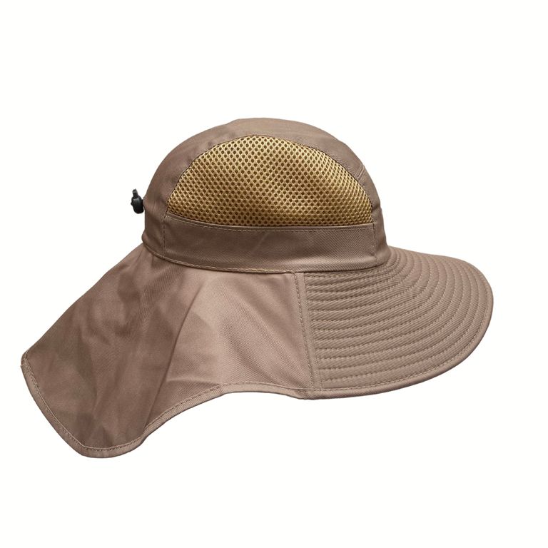 Sombrero Gorro Alta Proteccion Cubre Nuca Transpirable - Chocolate KAST ...