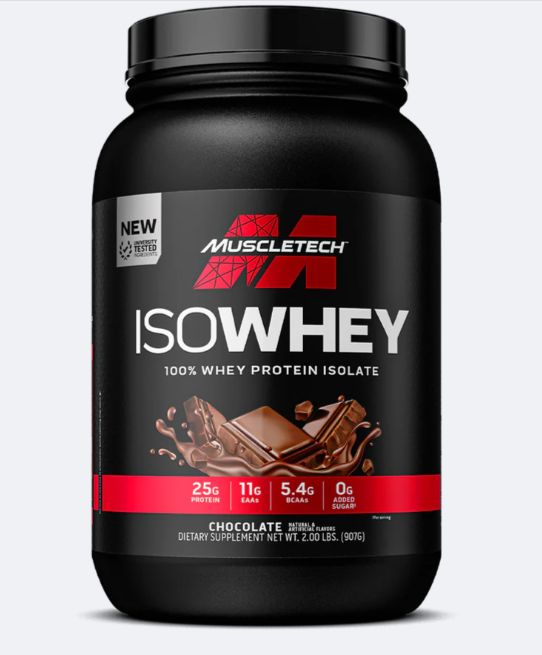 ISO WHEY 100% WHEY PROTEIN ISOLATE 2 LBS CHOCOLATE MUSCLETECH ...
