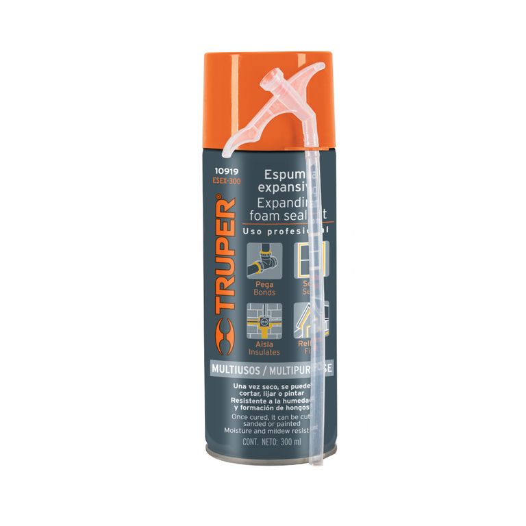Espuma Expansiva 300ml de Poliuretano TRUPER 10919 | Sodimac Falabella