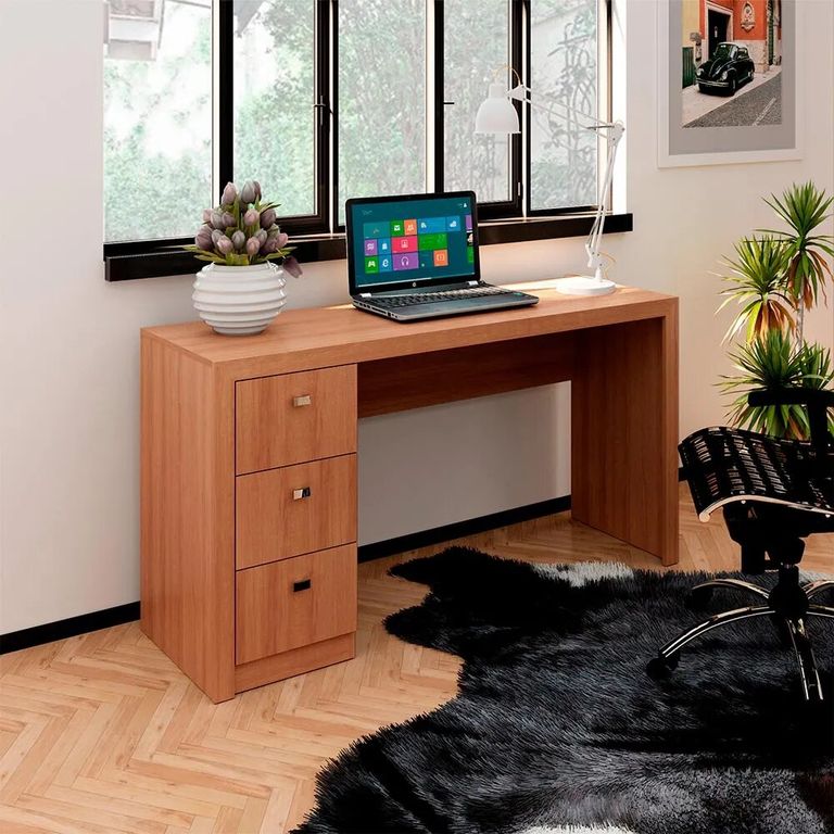 Escritorio Carson Melamina Almendra Ofideas OFIDEAS | falabella.com