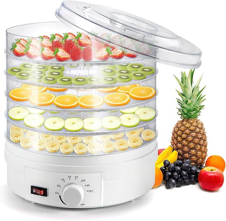 Máquina Deshidratadora de Alimentos Frutas y Verduras 5 Bandejas OEM ...