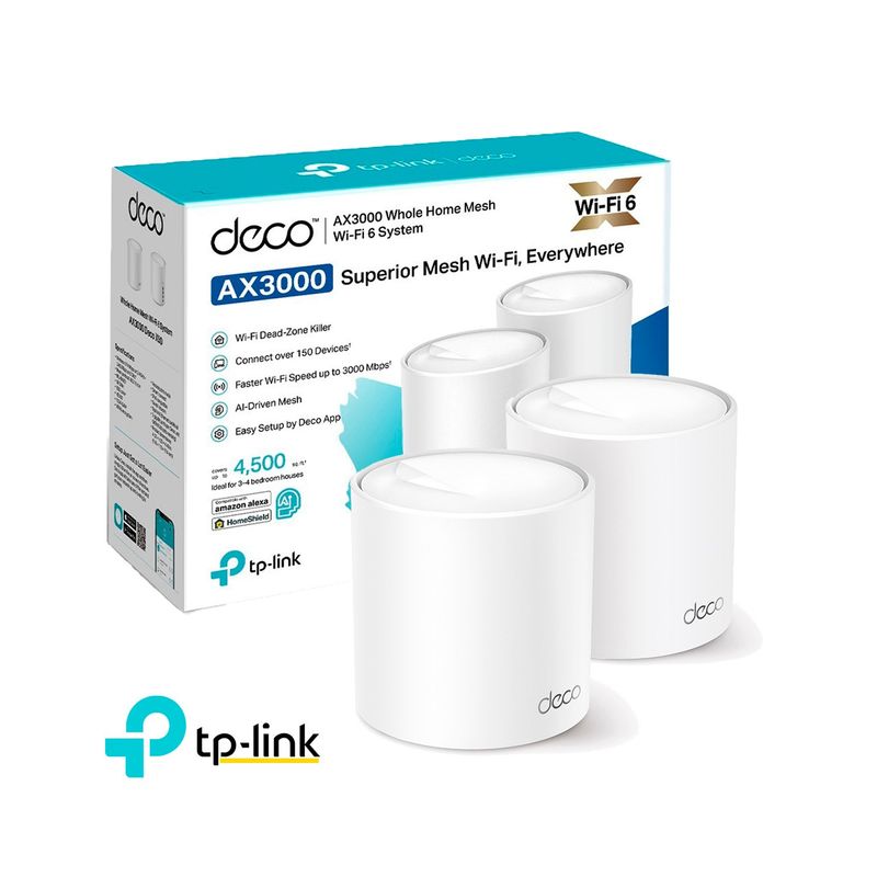 Deco X50 2 Pack Wifi 6 Sistema Mesh AX3000 TP LINK | falabella.com