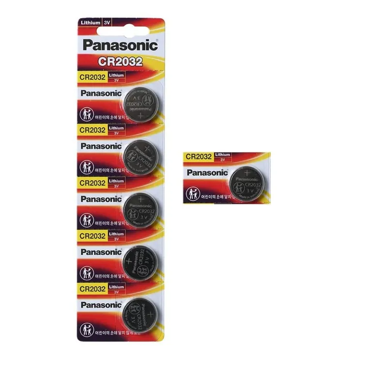 PILAS CR2032 3V LITIO X 5 UNIDADES PANASONIC PANASONIC | Falabella Perú