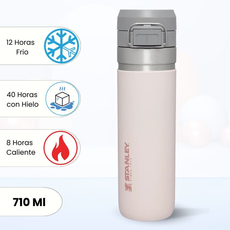 Termo de Bebida Flip Go Rose Quartz Stanley 710 Ml STANLEY | falabella.com
