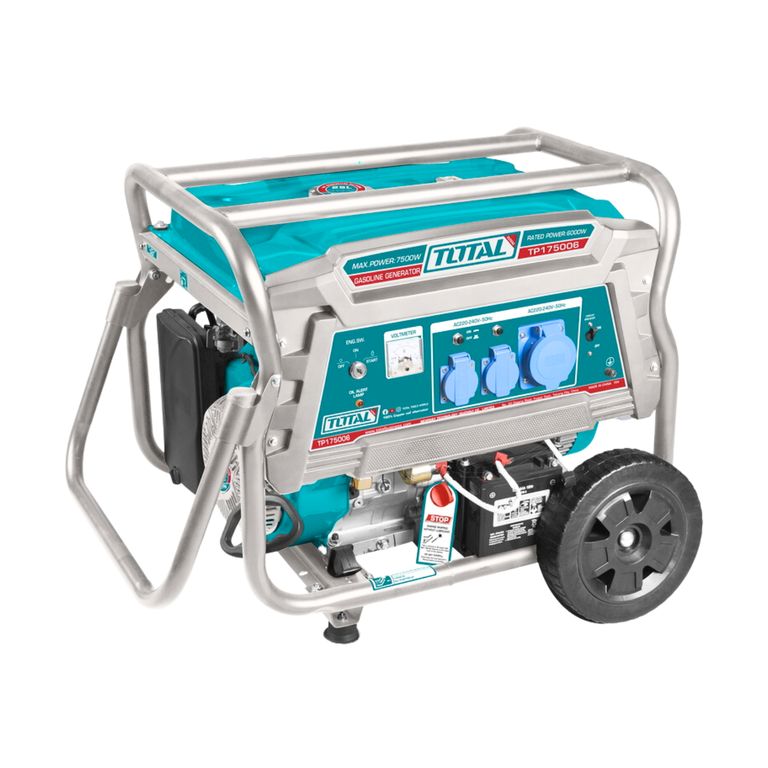 Generador a gasolina 7500w con arrancador electrico industrial Total ...
