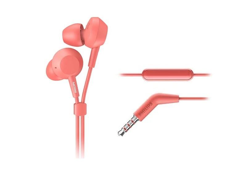 AUDIFONOS PHILIPS TAE4105 HEADPHONES SERIES 4000 rojo | Sodimac Perú