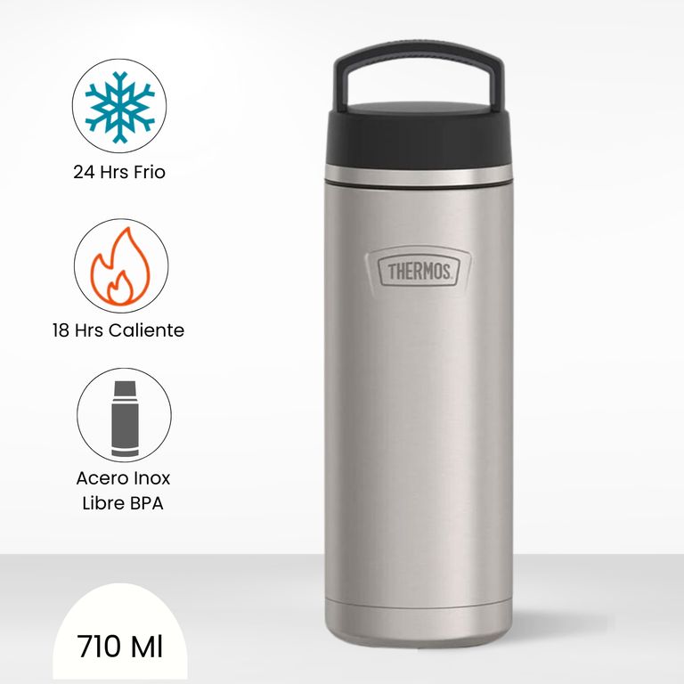 Termo de Bebida Icon 710ml Gris | Sodimac Perú