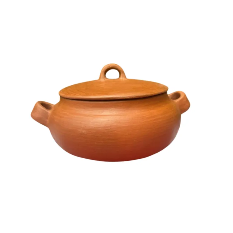 Olla Redonda de Barro Artesanal 2K ACHALLAY ARTESANIA DE BARRO ...