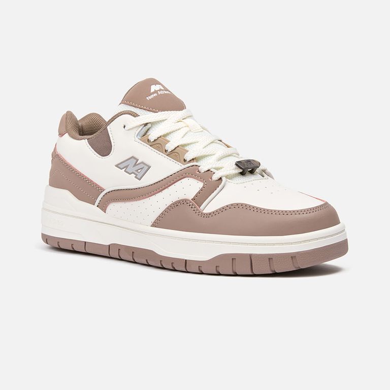 Zapatillas New Athletic Skateboarding Flip70 Crema Con Marrón Hombre ...