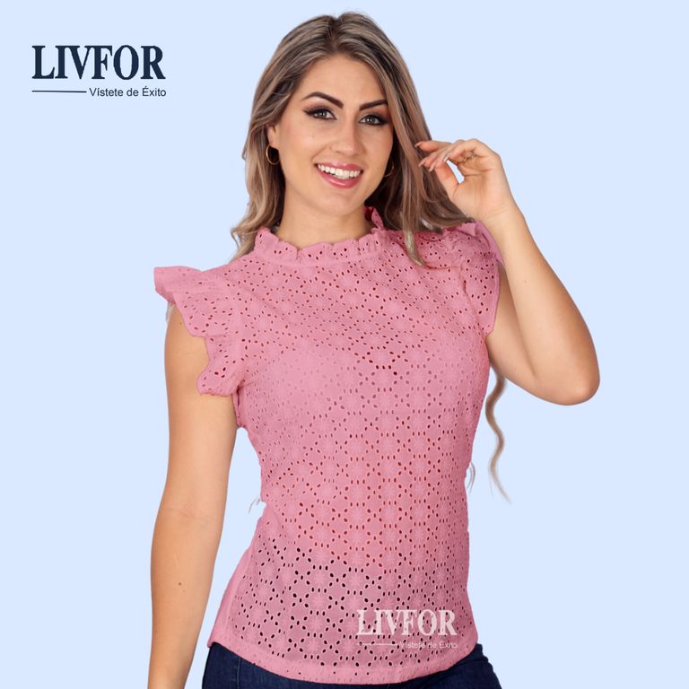 BLUSA CASUAL BIANCA - PALO ROSA GENERICO | falabella.com