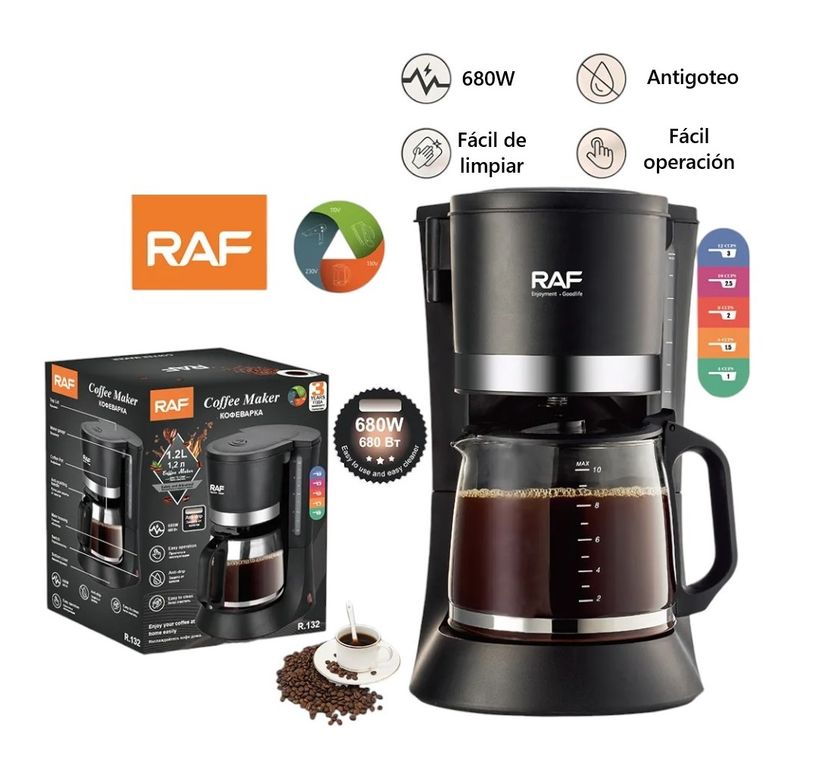 Cafetera eléctrica RAF 680w modelo R132 GENERICO | falabella.com