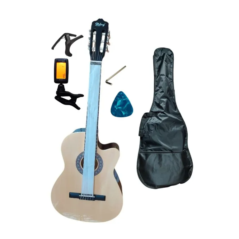 Guitarra Acustica String Original + Accesorios Completos GENERICO ...
