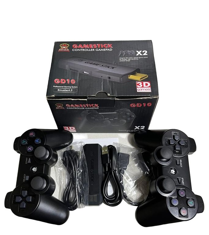 Consola Game Stick Retro X2 GD10 3D 4K mando inalámbrico Recargable ...