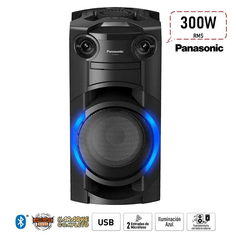 Equipo de Sonido Panasonic SC-TMAX10 Inalámbrico Airquake Bass ...