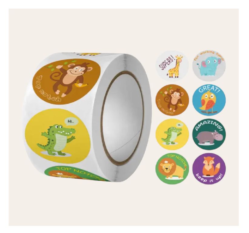 100 stickers en rollo amazing 5 GENERICO | falabella.com