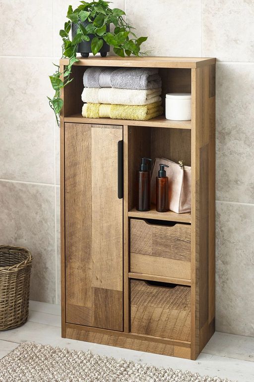 Mueble de Baño Rústico Mabel color Marrón TU MESITA TU MESITA ...