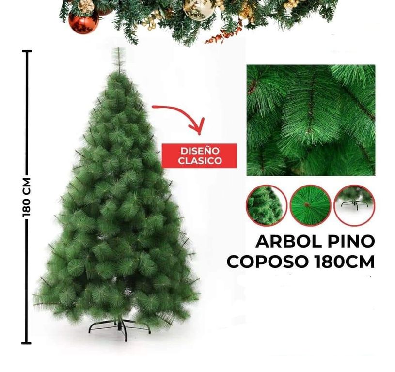 Árbol de Navidad Frondoso Pino Coposo 180M GENERICO | falabella.com
