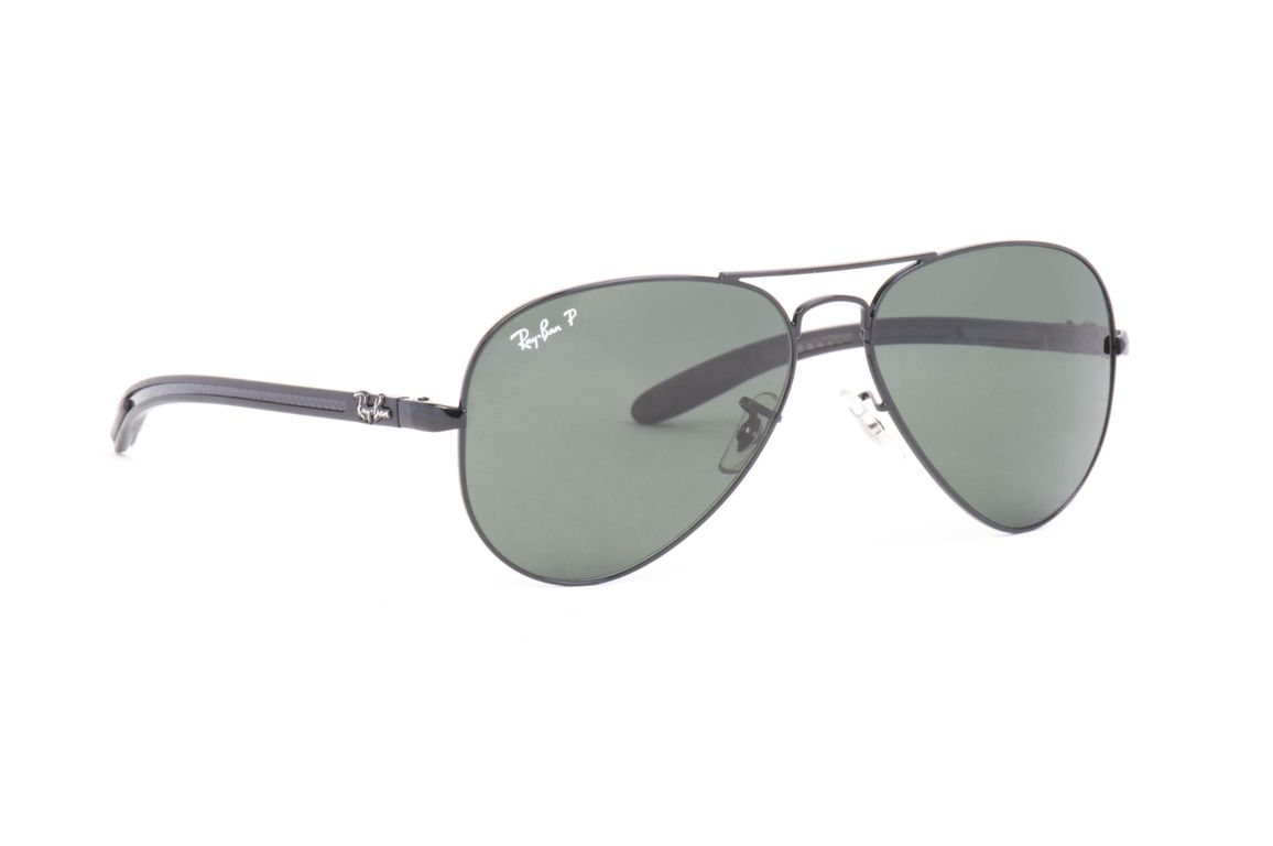 Lentes De Sol Ray Ban Aviator Rb8307 Polarizado Negro 58-14 RAY BAN ...