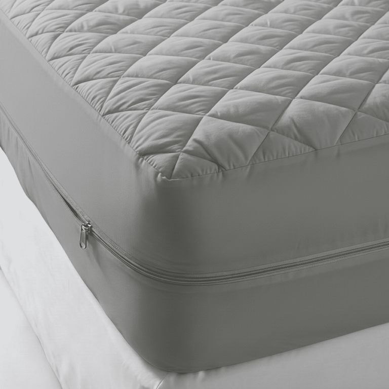 Forro de Colchón con cierre KING IMPERMEABLE - ANTIÁCAROS - ACOLCHADO ...