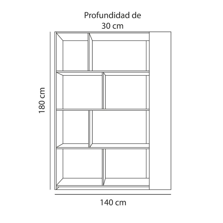 Estante Repisa Lateral Moscú - Moderno GENERICO | falabella.com