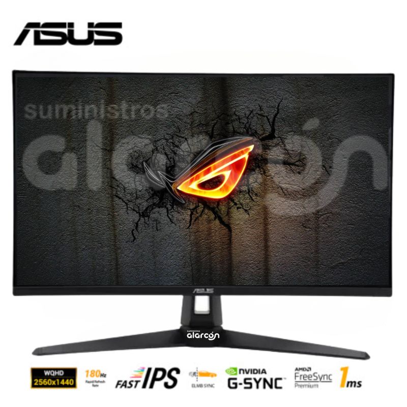 MONITOR ASUS VG27AQ3A 27 pulgadas FAST IPS QHD 180Hz 1ms ASUS ...