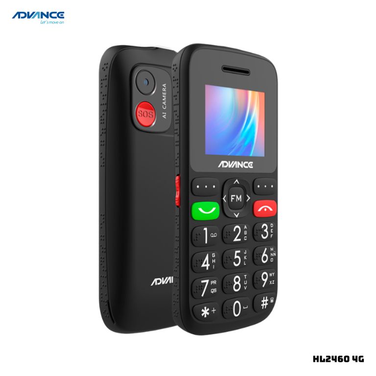CELULAR BASICO ADVANCE HL2460 4G DUAL SIM - NEGRO ADVANCE | falabella.com