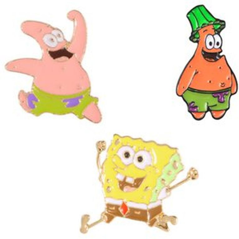 Pines De Metal Bob Esponja - Packx3 GENERICO | falabella.com