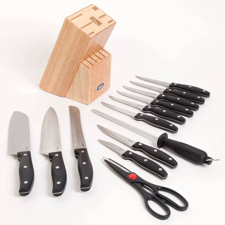 Set de Cuchillos Oster® 14 Pzs Huxford Acero Inoxidable 60772 14 ...