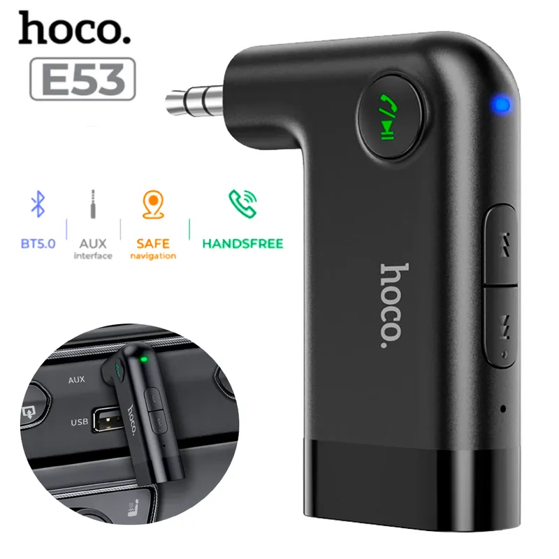 Receptor Bluetooth Auxiliar USB 35mm USB para Automóvil Hoco E53 HOCO | falabella.com