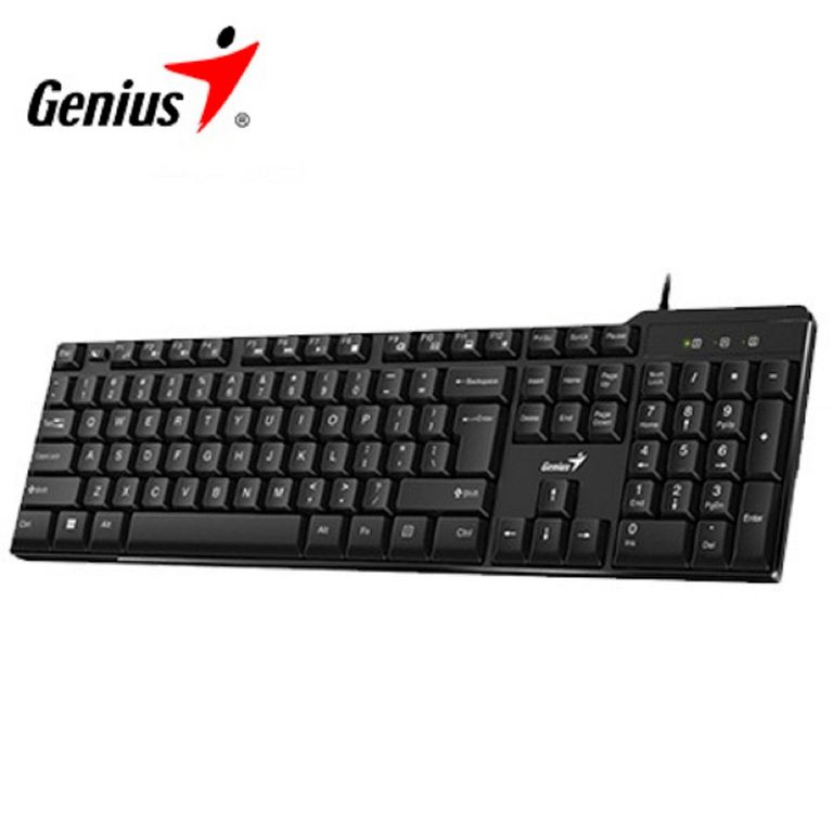 TECLADO GENIUS KB-100X CABLE USB SP BLACK | Sodimac Perú