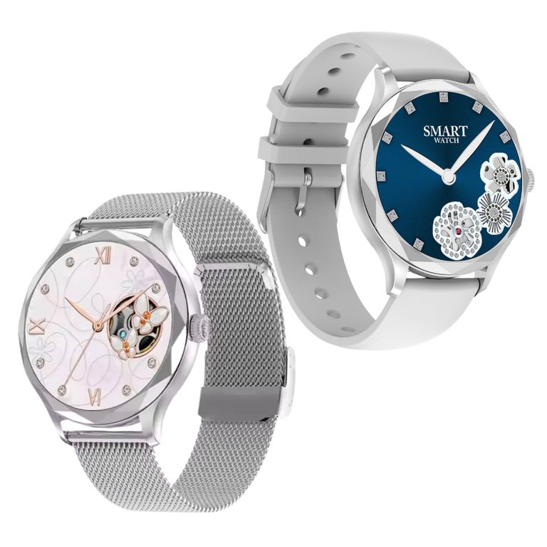 Smartwatch DTS Diamond Pantalla Amoled Doble correa - Silver GENERICO ...