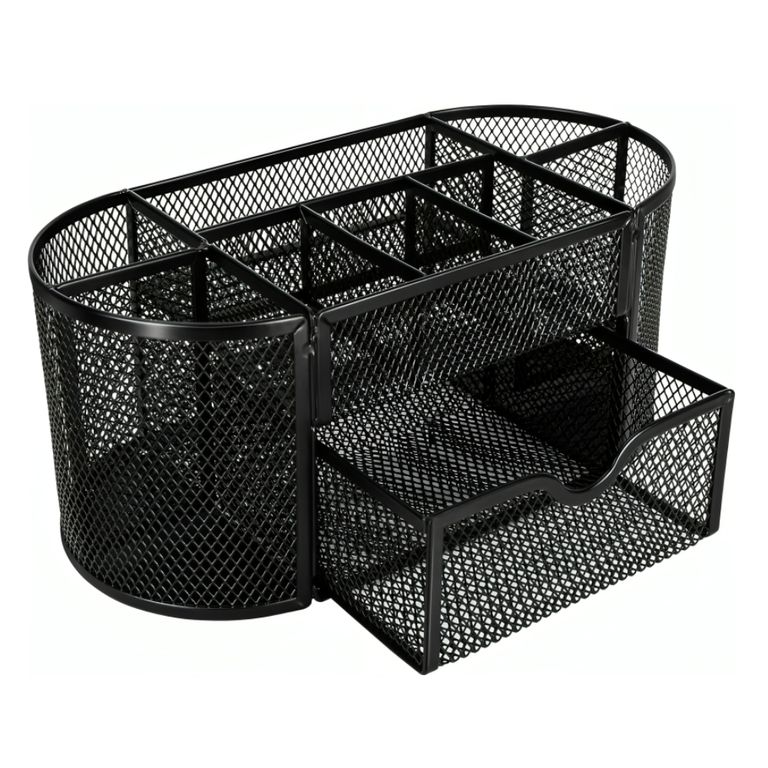 Organizador metálico de escritoriopara lapiceros y post-it GENERICO ...