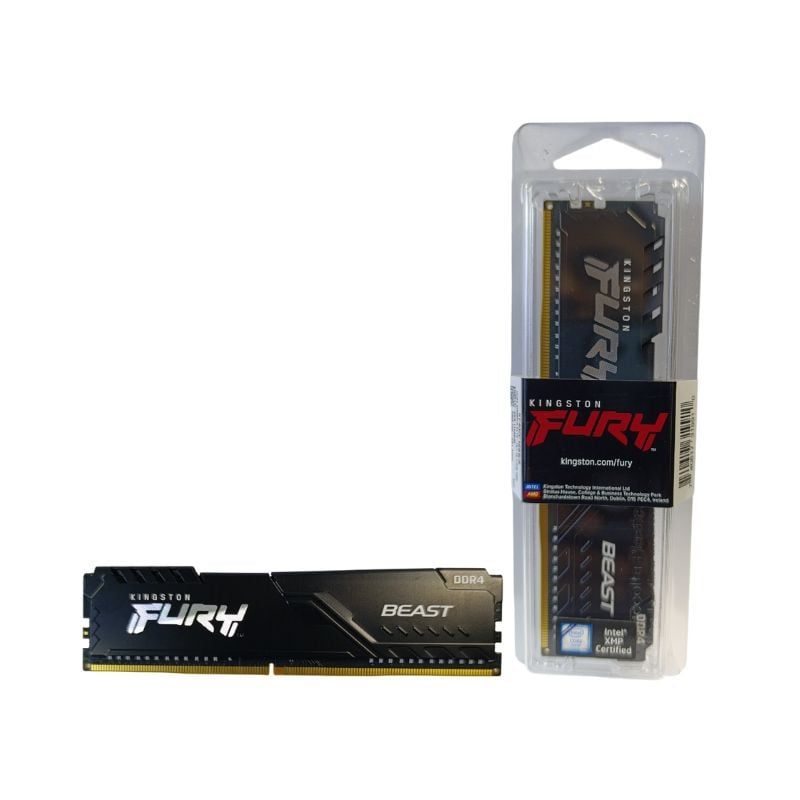 MEMORIA RAM KINGSTON 8GB 3200MHZ DDR4 FURY BEAST NEGRO - PARA PC KINGSTON | falabella.com