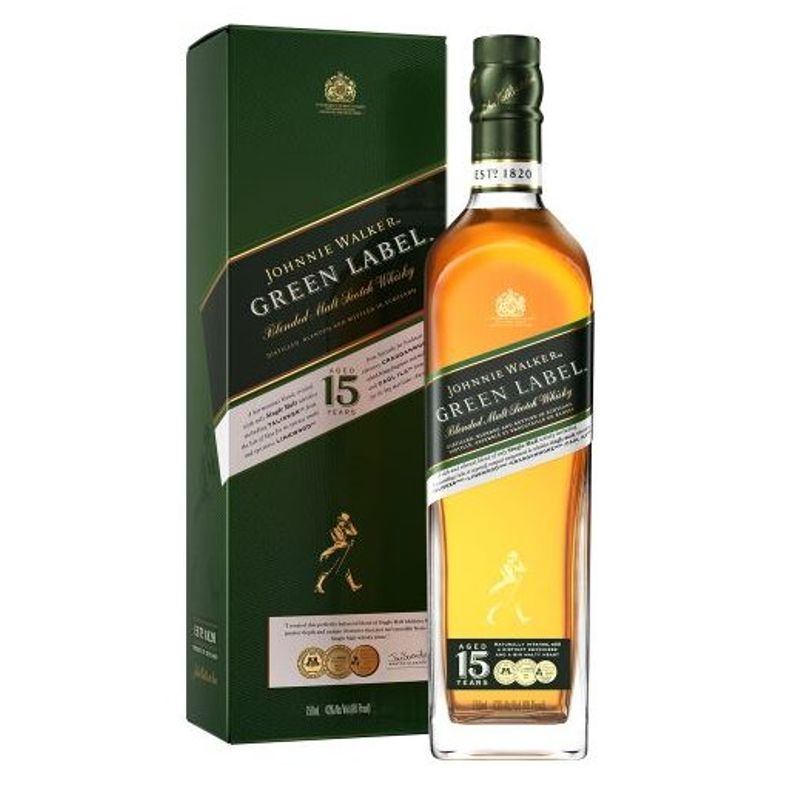 Whisky Johnnie Walker Green Label Botella 750 mL JOHNNIE WALKER | falabella.com