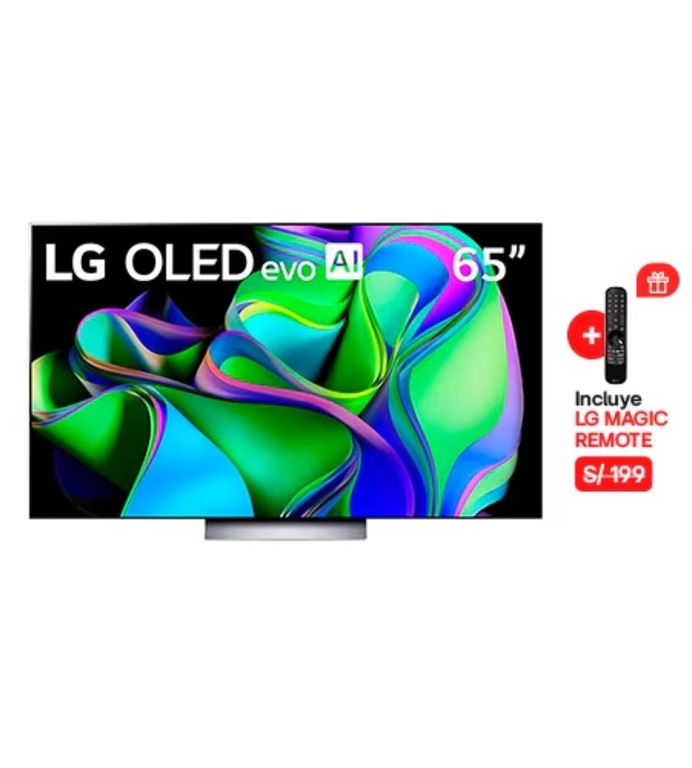 Televisor LG Smart Tv 65 OLED evo 4K ThinQ AI OLED65C3PSA LG ...