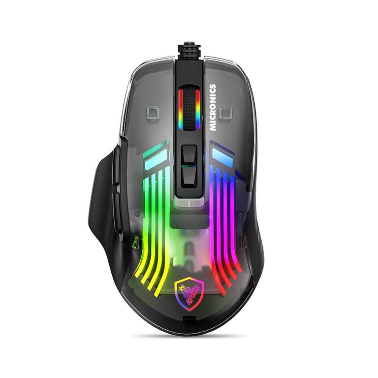 Mouse GAMER Micronics MURANO, 12800 DPI, RGB, 7 Botones MICRONICS ...