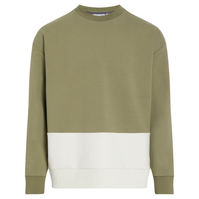 SWEATSHIRT COLOR BLOCK INTERLOCK SWEATSHI CK CALVIN KLEIN | falabella.com