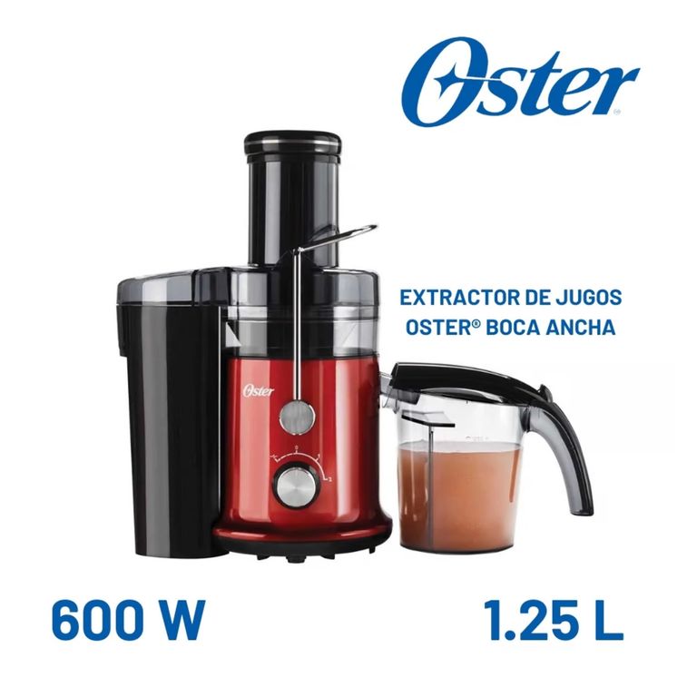 Extractor de jugos Oster® boca ancha FPSTJE320R OSTER | falabella.com
