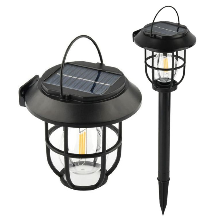 Luz Solar de Jardin Portatil CAFINI Sensor de Movimiento CN-L3894BT ...