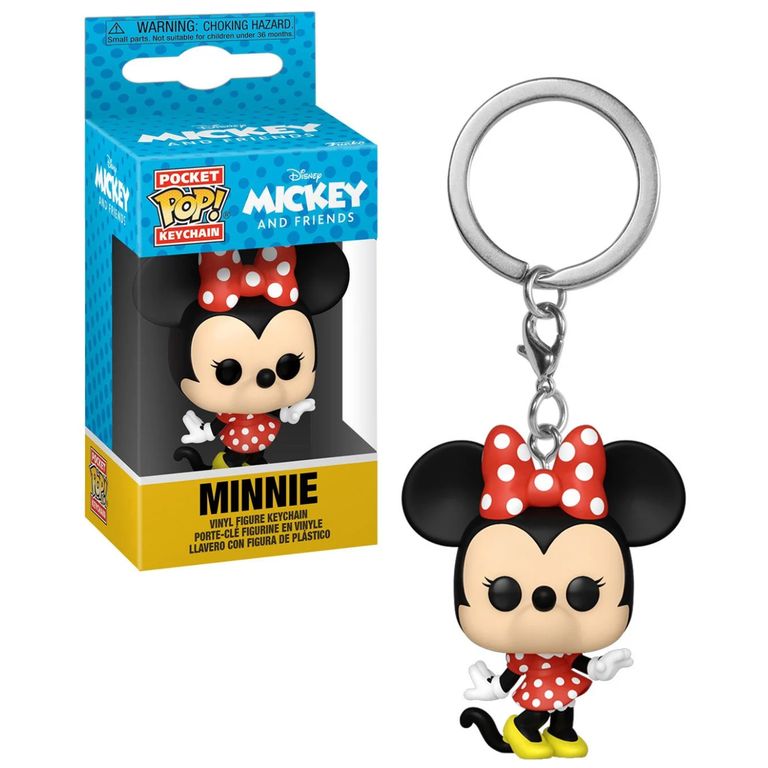 Llavero Minnie Mouse - Pocket Keychain Disney Minnie Mouse FUNKO ...