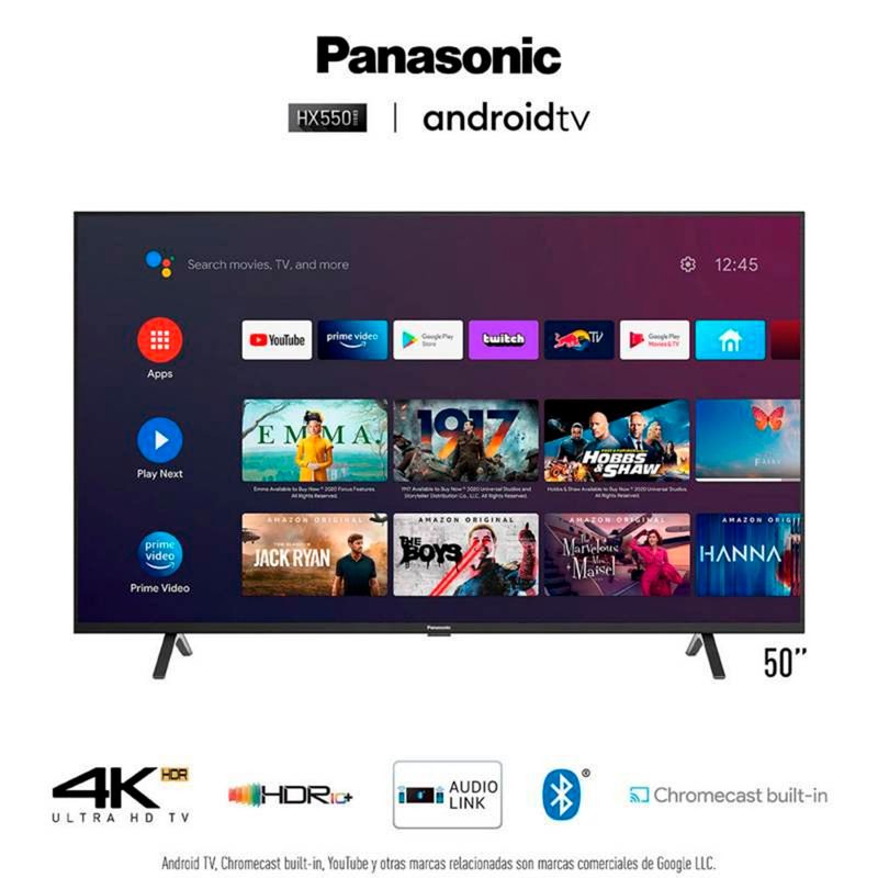 TELEVISOR PANASONIC 50" 4K UHD SMART TV ANDROID TC-50HX550P PANASONIC | falabella.com