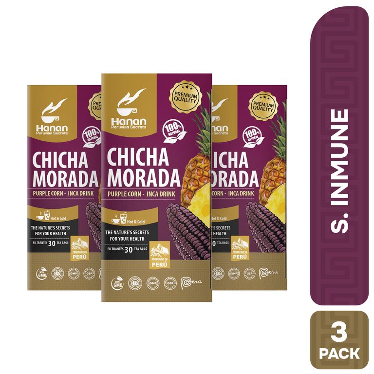 Chicha Morada Filtrante Hanan Tripack 30 und HANAN PERUVIAN SECRETS ...